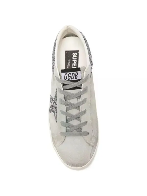 GOLDEN GOOSE Glitter-embellished Superstar Sneakers