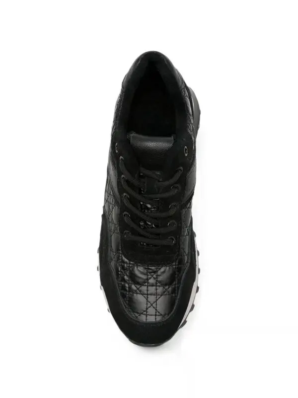 LINDA BAUMANN Quilted Panelled Sneakers