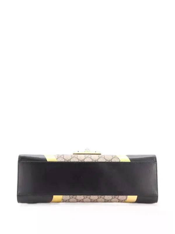 Gucci Padlock Gg Coated Canvas And Leather Medium Shoulder Bag
