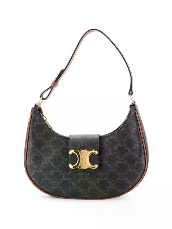 Celine Ava Triomphe Bag Triomphe Coated Canvas Shoulder Bag
