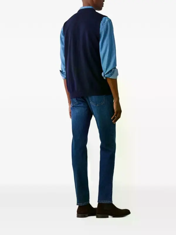 HACKETT LONDON Button-up Knitted Vest