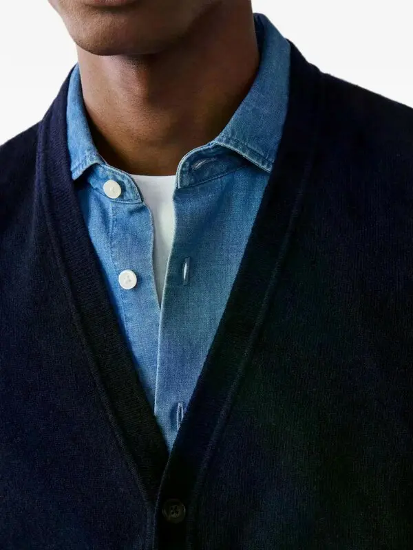 HACKETT LONDON Button-up Knitted Vest