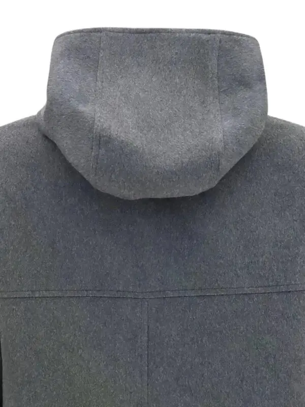 LARDINI Melange-effect Hooded Coat
