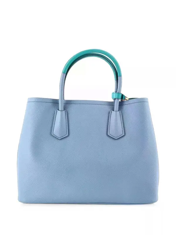 Prada Cuir Double Saffiano Leather Medium Tote Bag