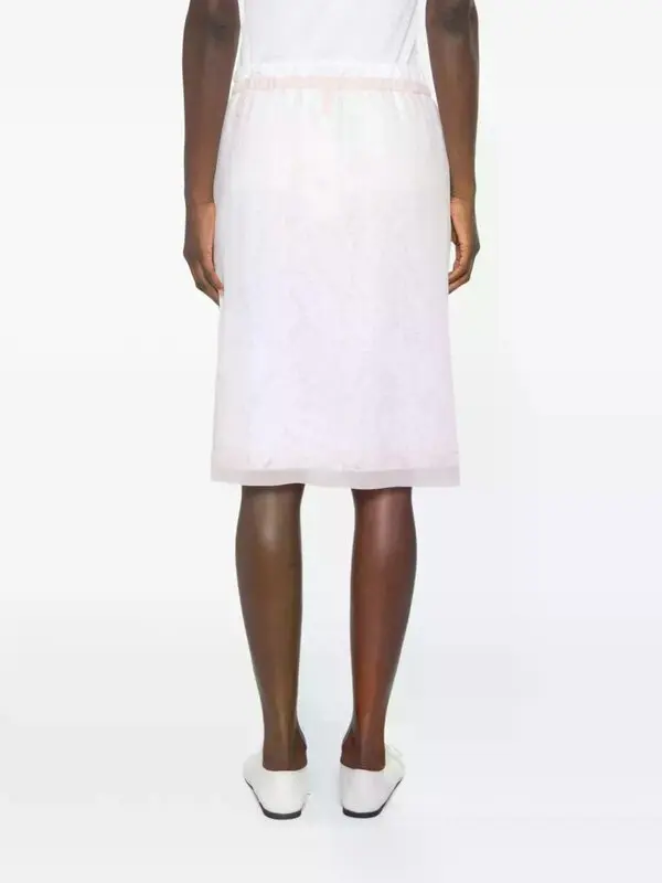 N°21 Floral-lace Midi Skirt