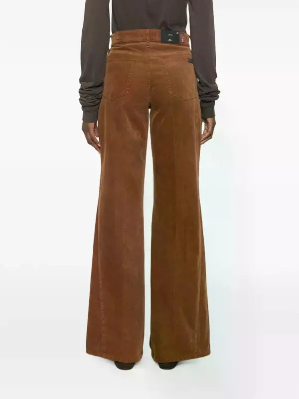 7 For All Mankind Lotta Corduroy-effect Trousers