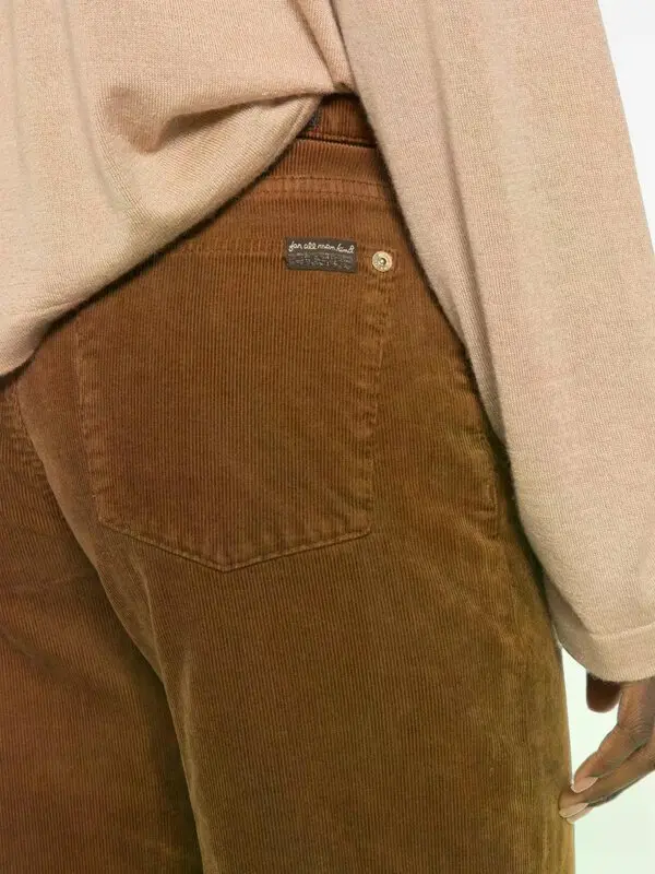 7 For All Mankind Lotta Corduroy-effect Trousers