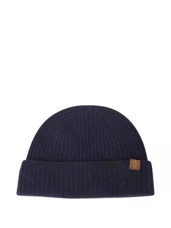 Eleventy Ribbed-knit Beanie Hat
