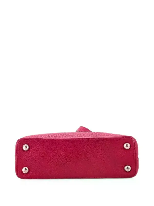 LOUIS VUITTON Capucines Bag Leather With Embellished Detail Bb Shoulder Bag