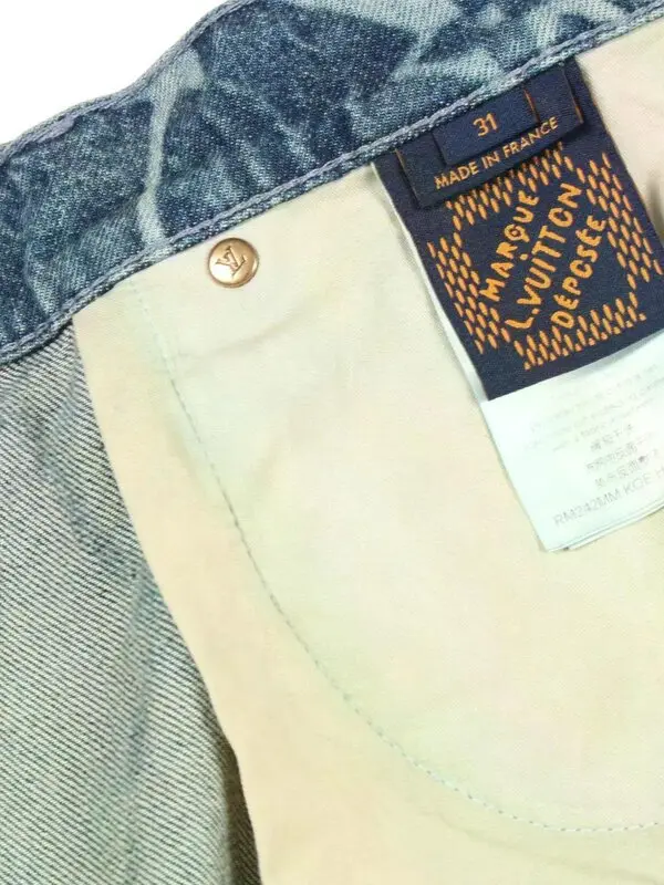 LOUIS VUITTON Monogram Denim Shorts