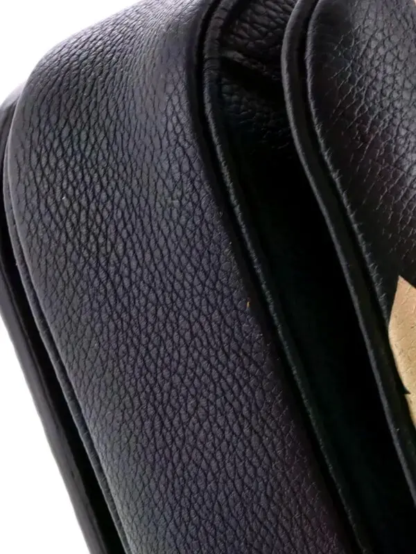 LOUIS VUITTON Bicolor Monogram Empreinte Giant Pochette Metis Crossbody Bag - Black