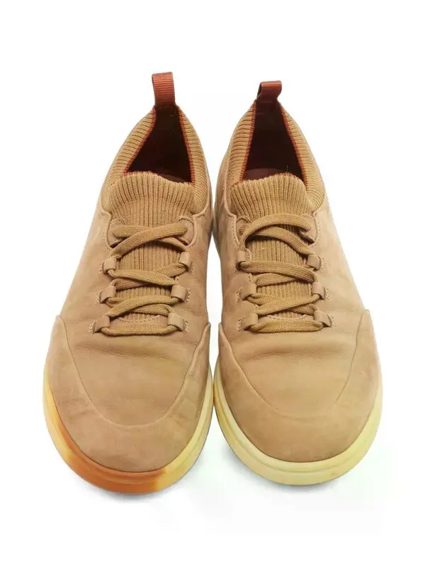 Loro Piana Soho Walk Leather Sneakers