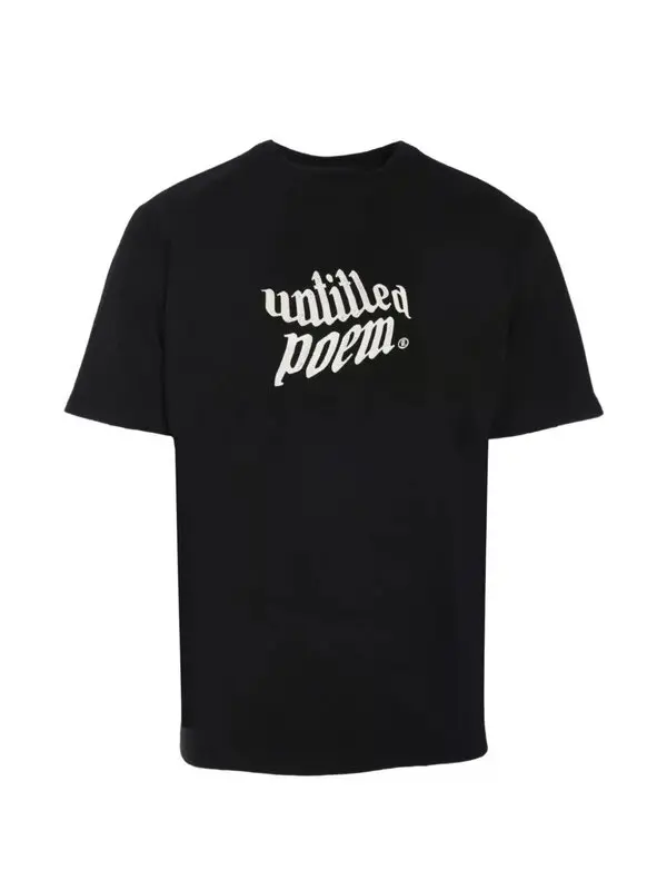 TEE LIBRARY Slogan-print Short-sleeve T-shirt