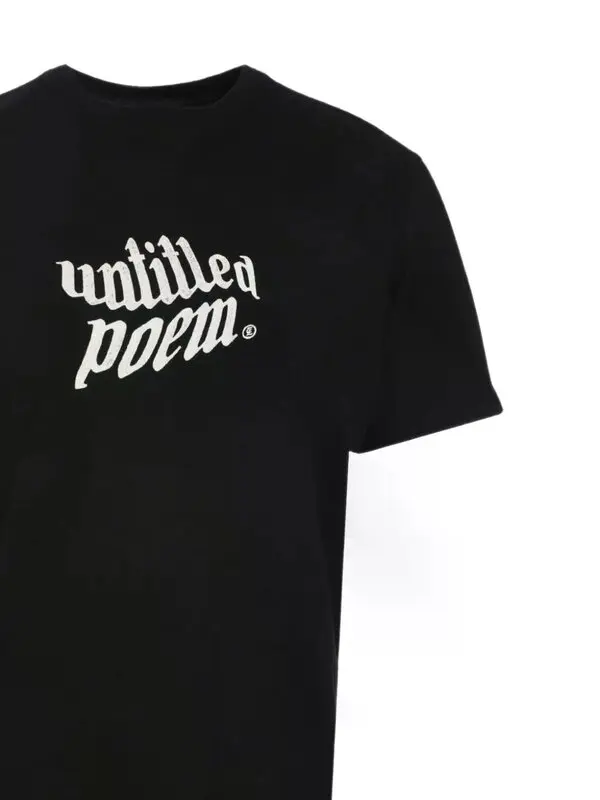TEE LIBRARY Slogan-print Short-sleeve T-shirt