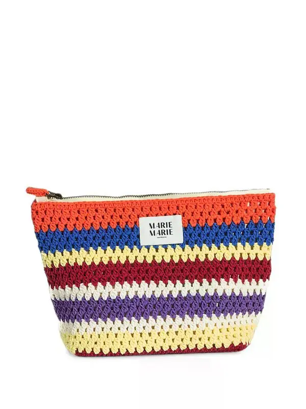 MARIE MARIE AMSTERDAM Crochet Striped Pouch
