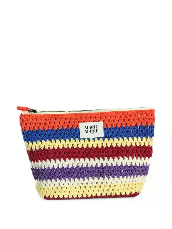 MARIE MARIE AMSTERDAM Crochet Striped Pouch