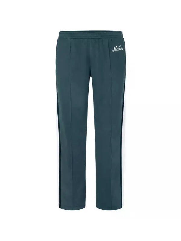 New Era Logo-embroidered Side-stripe Track Pants - Green