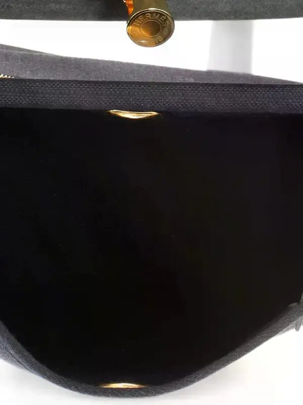 Hermès Herbag Zip Toile And Leather 20 Shoulder Bag