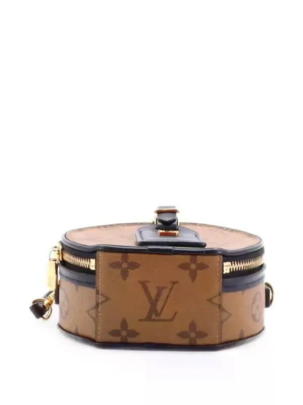 LOUIS VUITTON Mini Boite Chapeau Bag Reverse Monogram Canvas Crossbody Bag