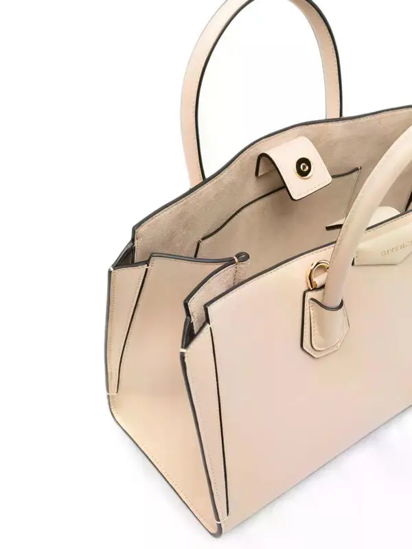 Givenchy Leather Tote Bag - Neutrals