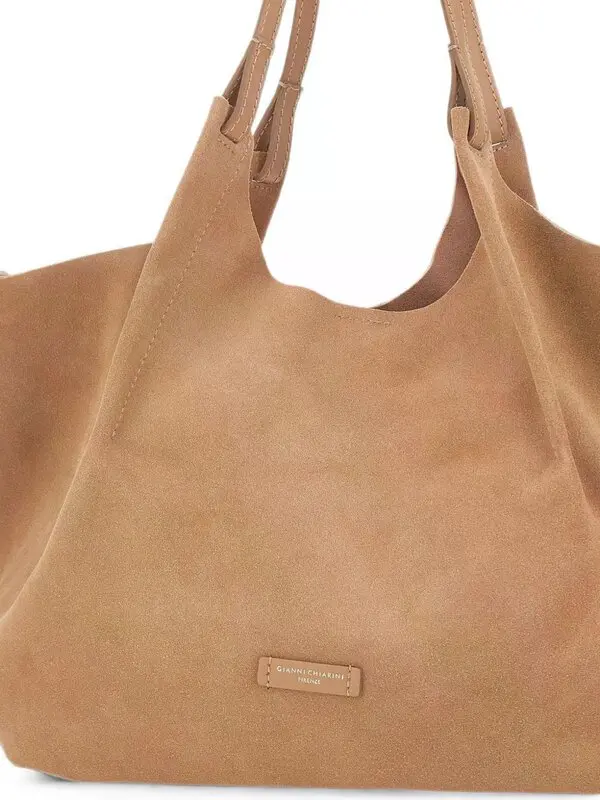 GIANNI CHIARINI Dua Suede Shoulder Bag