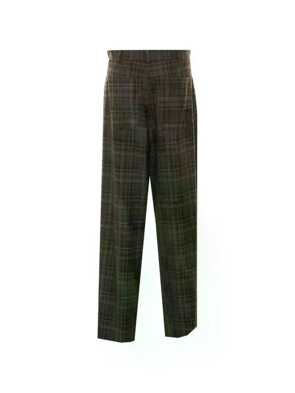 ANIYE BY Check-motif Drawstring-waist Trousers