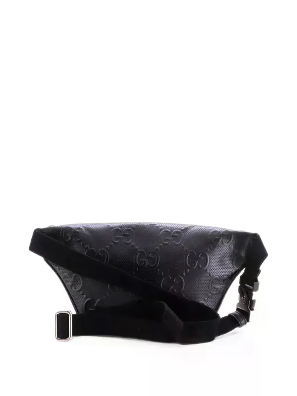 Gucci Gg Embossed Perforated Leather Small Belt Bag