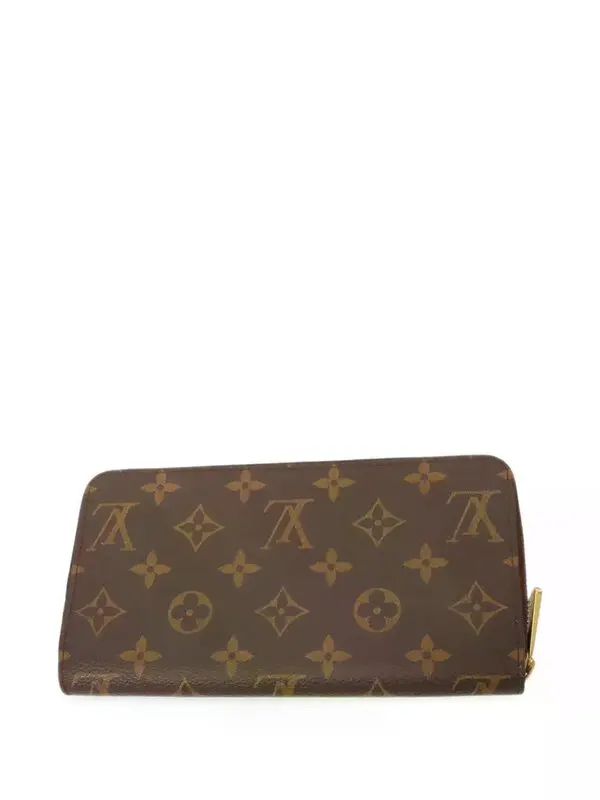 LOUIS VUITTON 2021-2026 Monogram Zippy Wallet Long Wallets - Brown