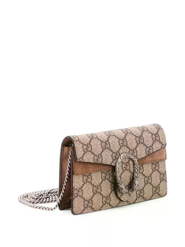 Gucci Dionysus Bag Gg Coated Canvas Super Mini Crossbody Bag