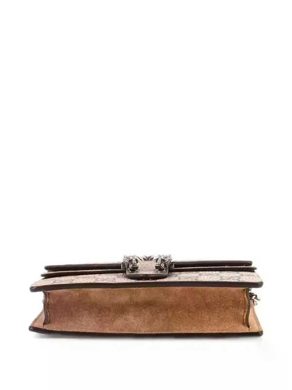 Gucci Dionysus Bag Gg Coated Canvas Super Mini Crossbody Bag