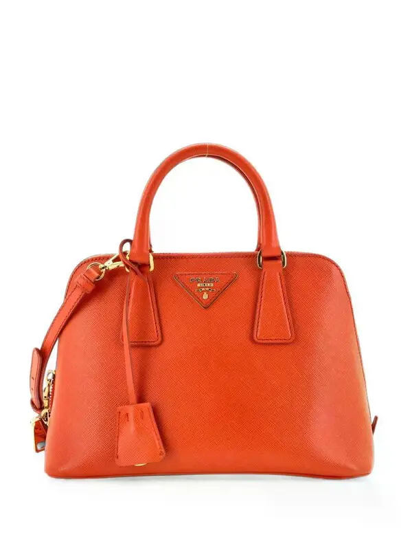 Prada Promenade Bag Saffiano Leather Small Satchel