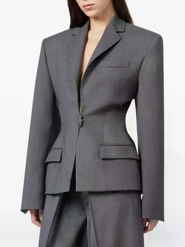 Giuseppe Di Morabito Hourglass Peaked-lapel Jacket