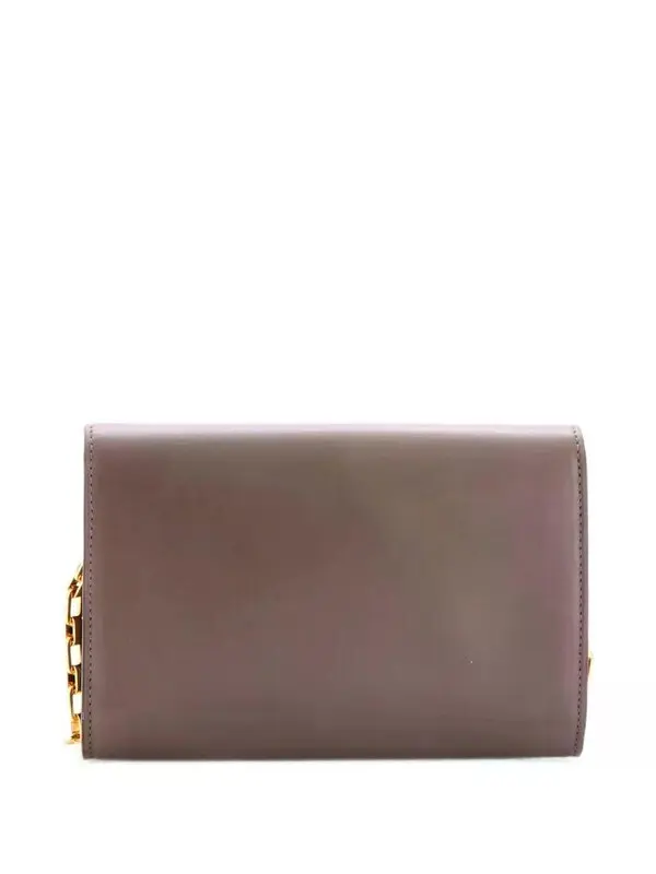 LOUIS VUITTON Chain Louise Leather Gm Clutch Bag