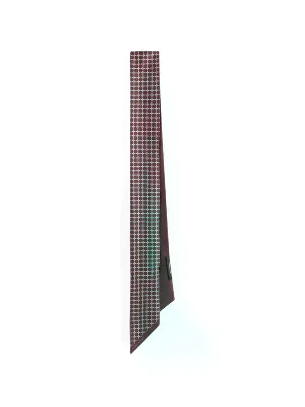Tagliatore Geometric-print Silk Scarf