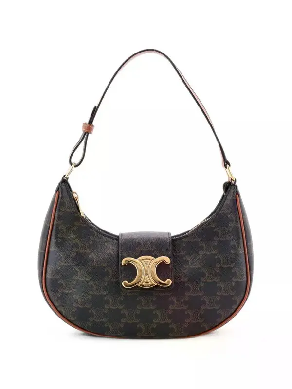 Celine Ava Triomphe Bag Triomphe Coated Canvas Shoulder Bag