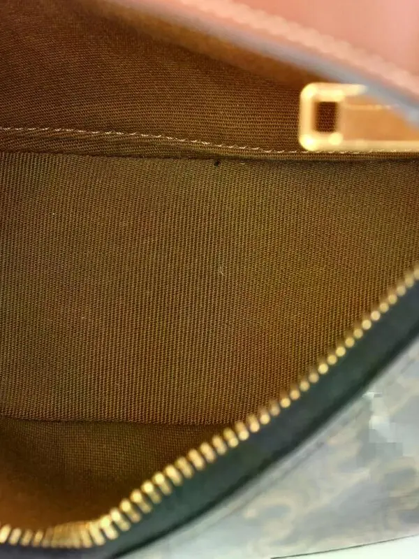 Celine Ava Triomphe Bag Triomphe Coated Canvas Shoulder Bag