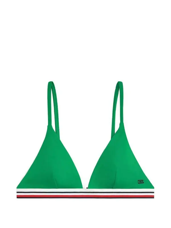 Tommy Hilfiger Global Stripe Triangle Bikini Top
