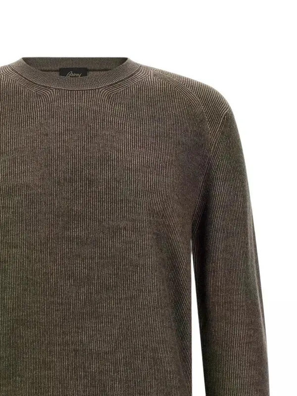 Brioni Vanisé-weave Raglan-sleeve Sweater