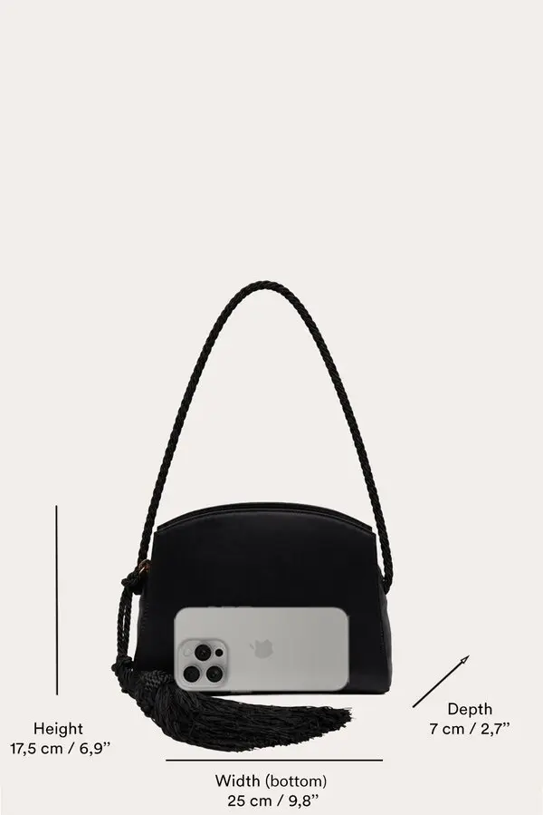 LIFFNER Tassel Clutch Satin