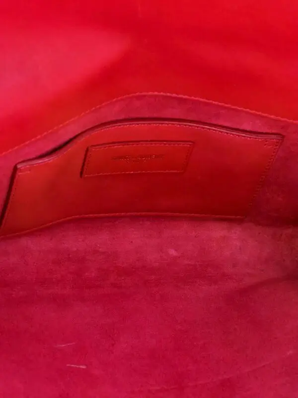 Saint Laurent Classic Monogram Leather Long Clutch Bag - Pink