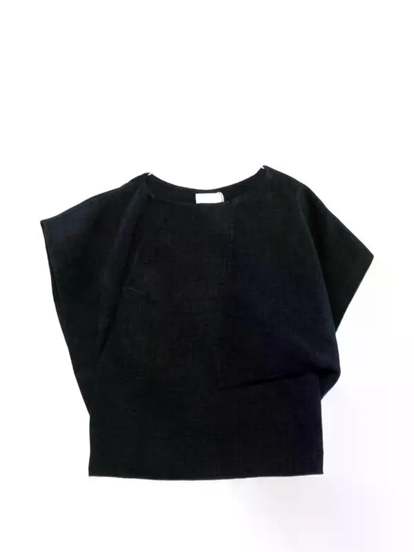 RUOHAN Draped Asymmetric Blouse