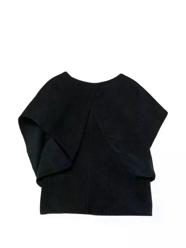 RUOHAN Draped Asymmetric Blouse
