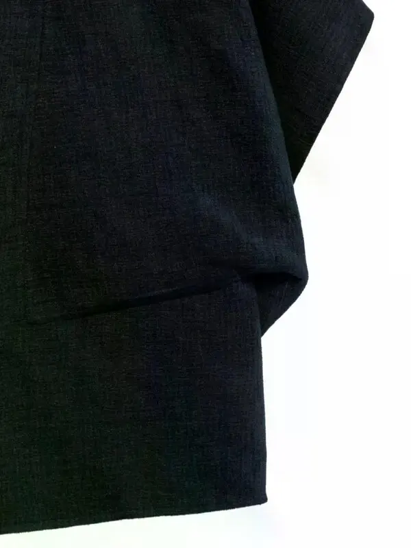 RUOHAN Draped Asymmetric Blouse