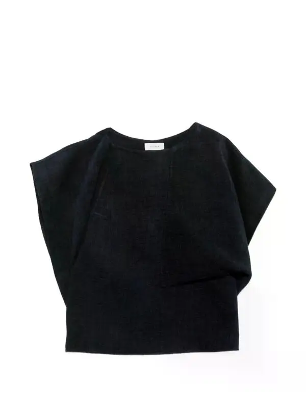 RUOHAN Draped Asymmetric Blouse
