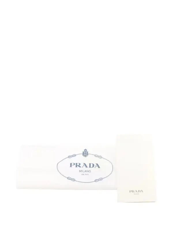 Prada Saffiano Trimmed Tessuto Logo Camera Bag Cross Body Bag