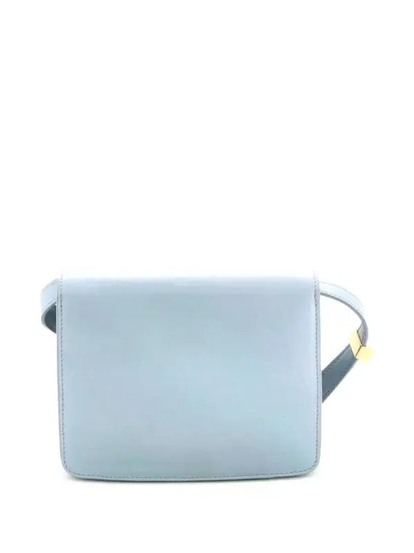 Celine Classic Box Bag Smooth Leather Teen Shoulder Bag - Blue