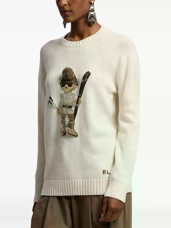 Ralph Lauren Cashmere Polo Bear Sweater