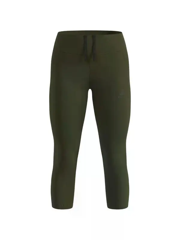 ODLO Logo-print Cropped Leggings