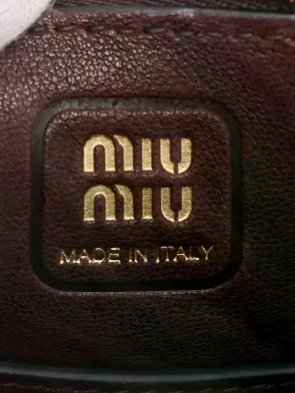 Miu Miu Mini Nappa Aventure Satchel - Brown