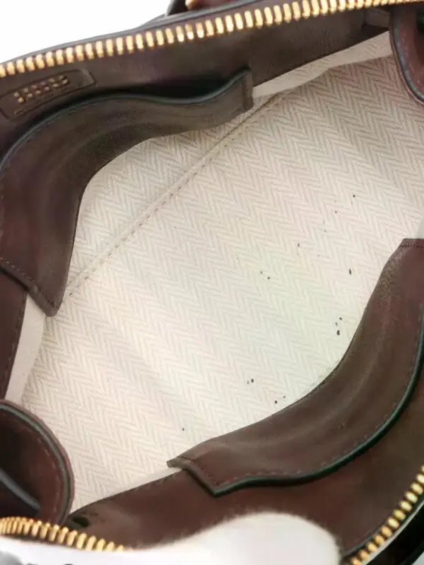 Miu Miu Mini Nappa Aventure Satchel - Brown